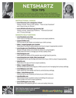 Internet Safety - Parents | PDF