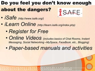 Internet Safety Spring 2010 | PPT | Internet Safety | Parenting