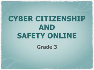 Internet safety 3.1 | PPTX