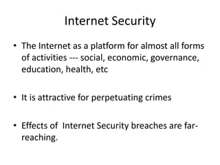 Internet safety and security strategies for building an internet safety ...