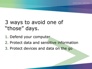 Internet safety at work presentation | PPT