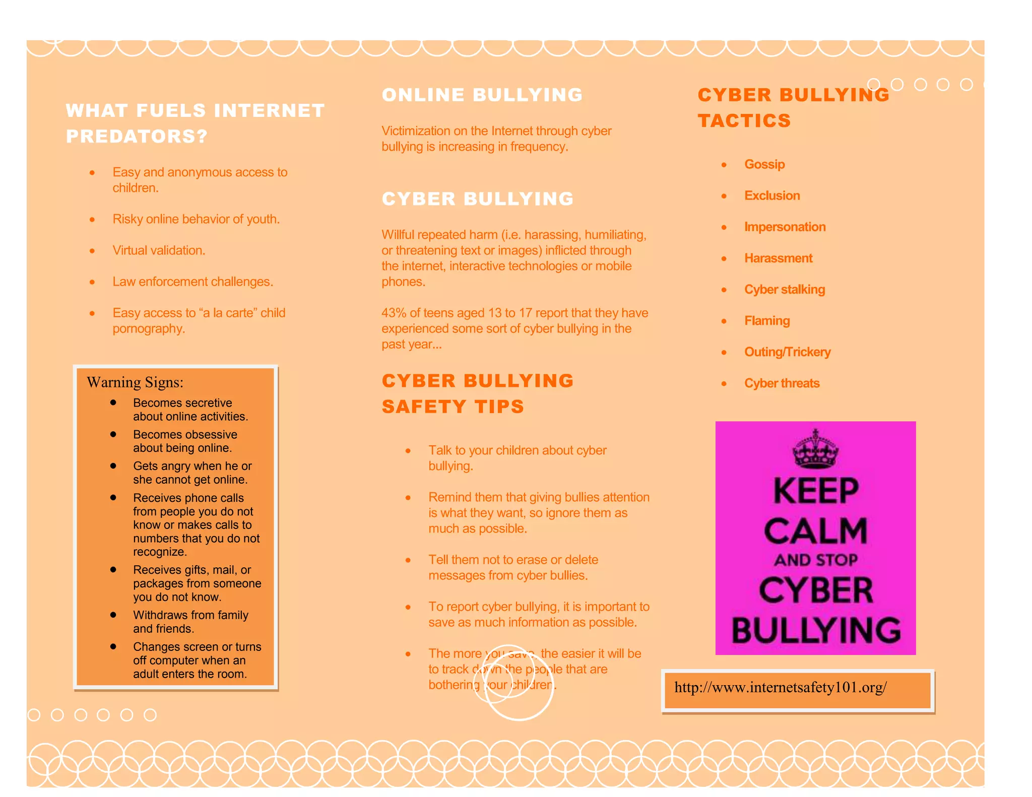 Internet safety brochure | DOCX