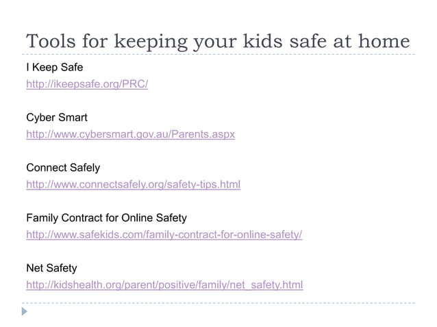 Internet safety for kids | PPTX