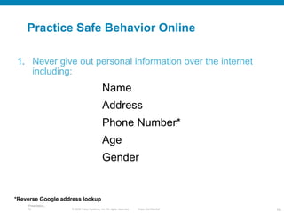 Internet safety for middles school | PPT