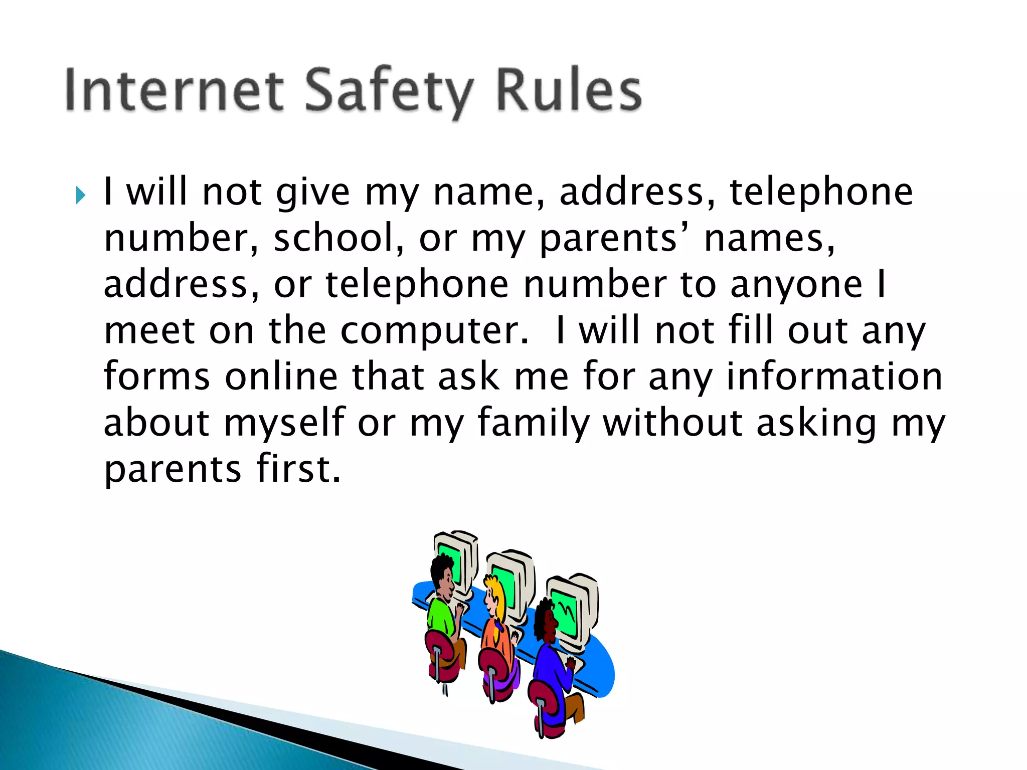 Internet safety for students | PPTX