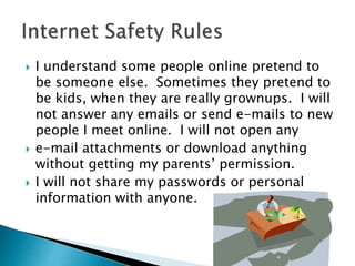 Internet safety for students | PPTX