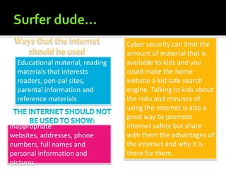 Internet Safety Hope Sievert, Emma Balison, Caleb | PPTX | Internet ...