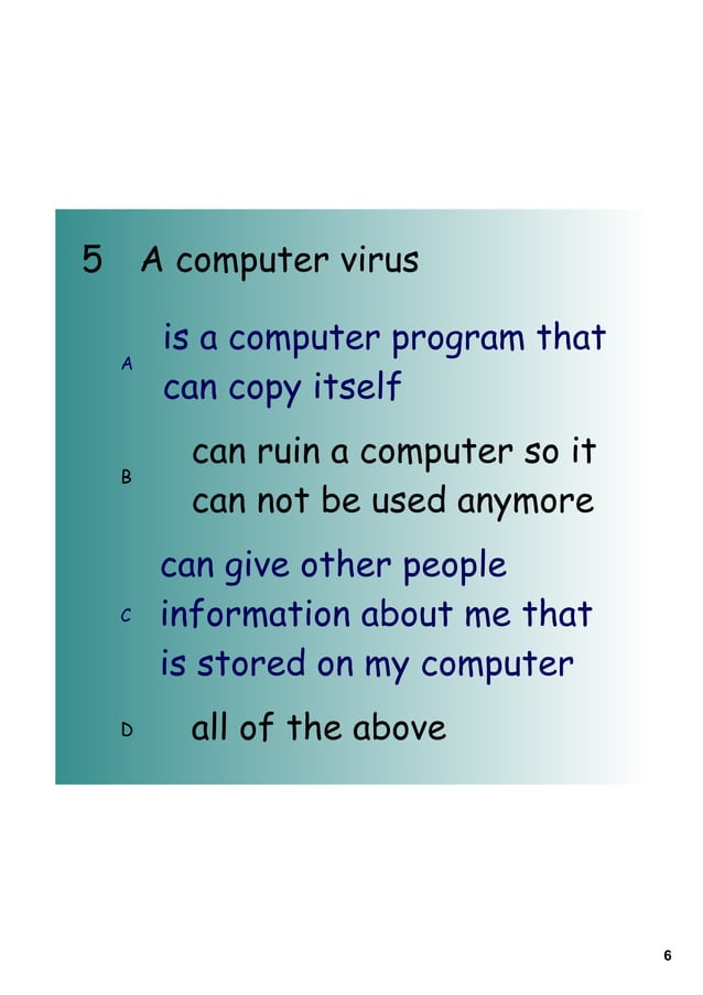 Internet Safety Lesson Quiz | PDF | Free Download