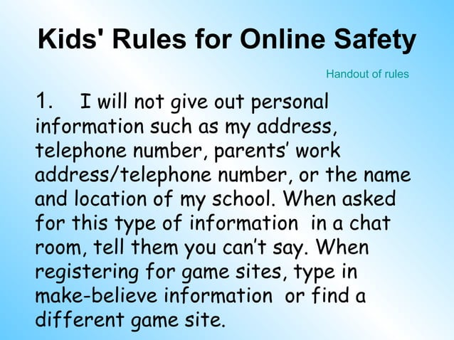 Internet Safety Elementary | PPT | Internet Safety | Parenting