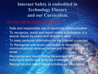 Internet Safety Powerpoint Presentation and Cyberbullying | PPT