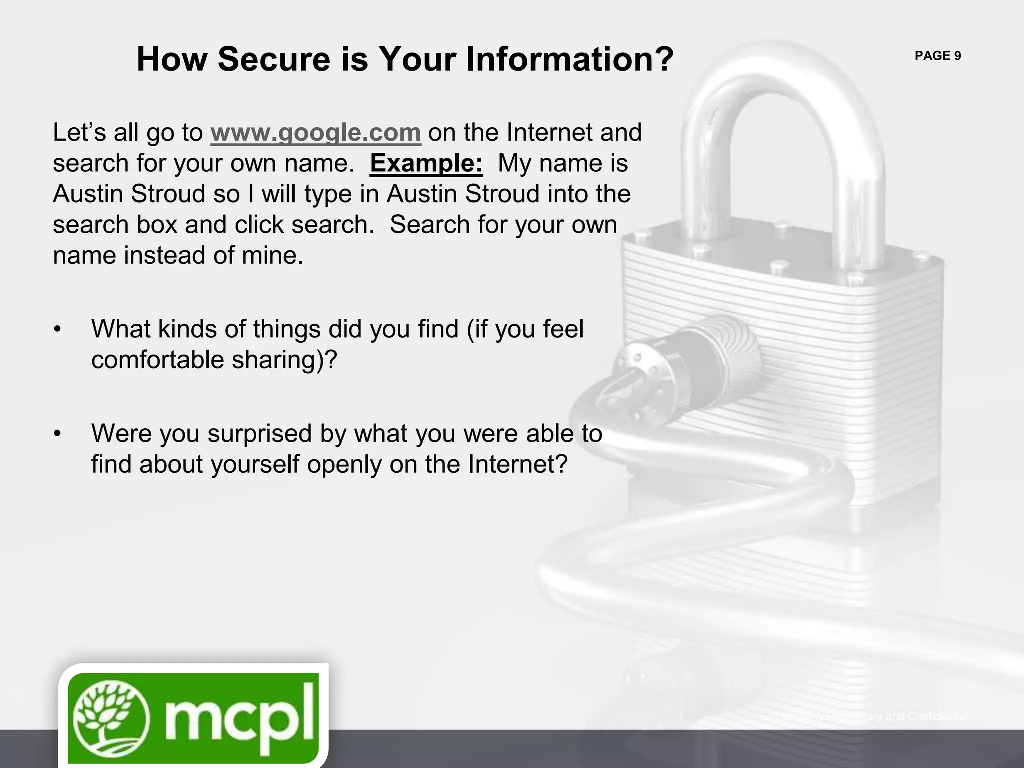 Internet Safety & Security | PPTX