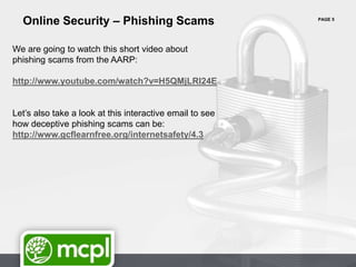 Internet Safety & Security | PPTX