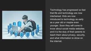 Internet safety tips for kids and teens | PPT