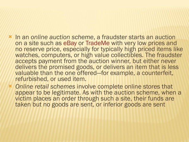 Internet scams | PPT
