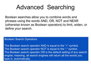 Internet Search Presentation | PPTX
