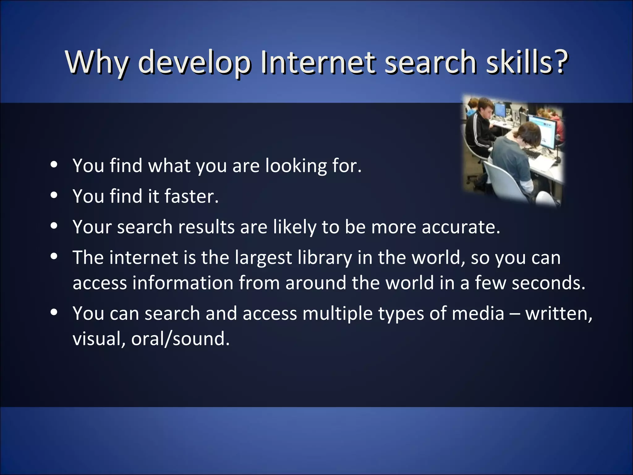 Internet search skills | PPT