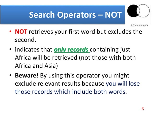 Internet search techniques | PPT