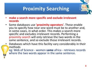 Internet search techniques | PPTX