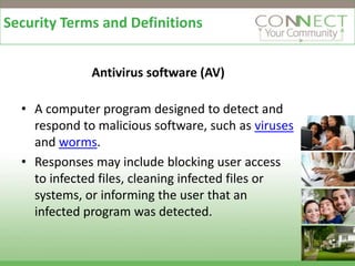 Internet security terms and definitions | PPT
