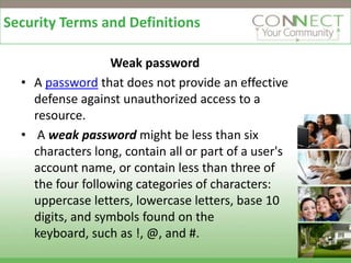 Internet security terms and definitions | PPT