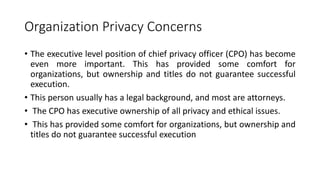 Internet security and privacy issues | PPTX