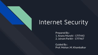 Internet Security | PPTX