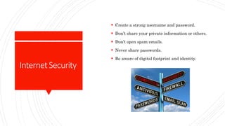 Internet security, ethics, & etiquette | PPTX