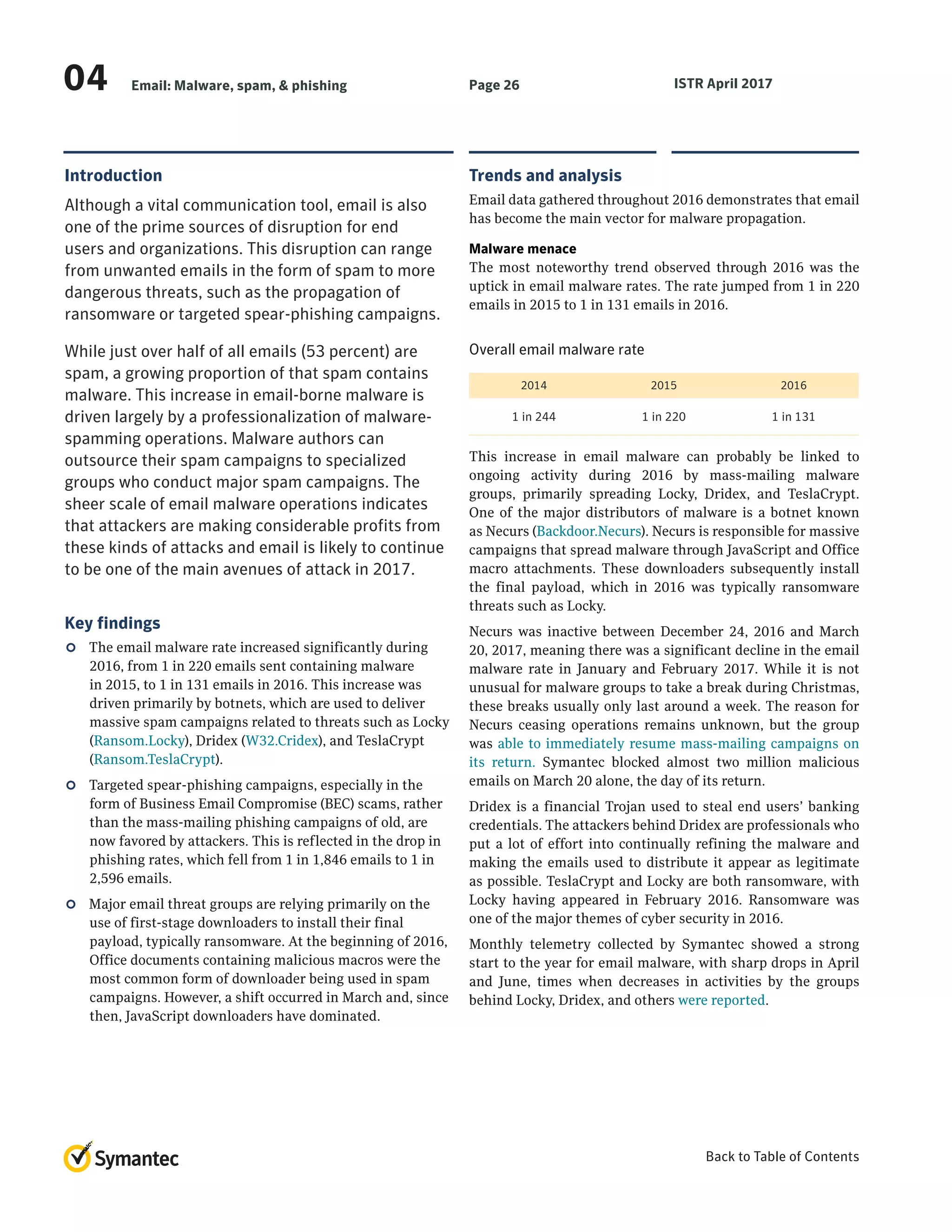 Internet Security Threat Report (ISTR) Government | PDF