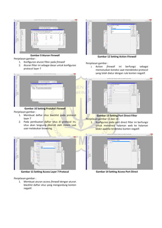 Internet sehat dengan metode web filtering layer 7 pada jaringan wireless | PDF