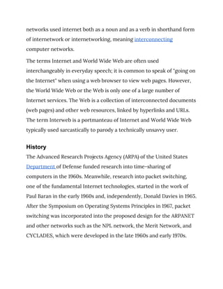 Internet service | PDF