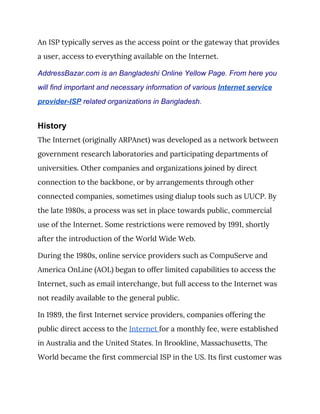 Internet service provider | PDF