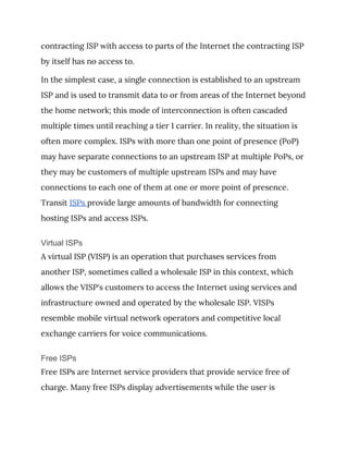 Internet service provider | PDF