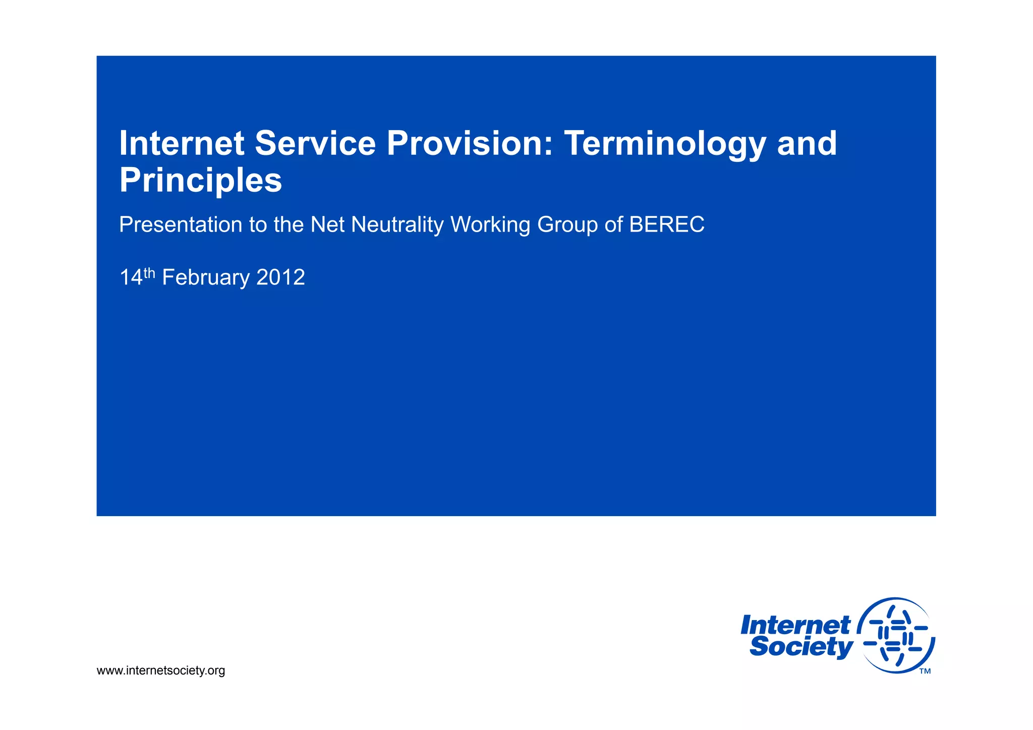 Internet service provision_terminology_and_principles | PPT