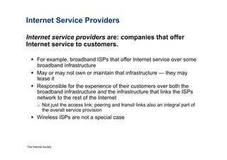 Internet service provision_terminology_and_principles | PPT