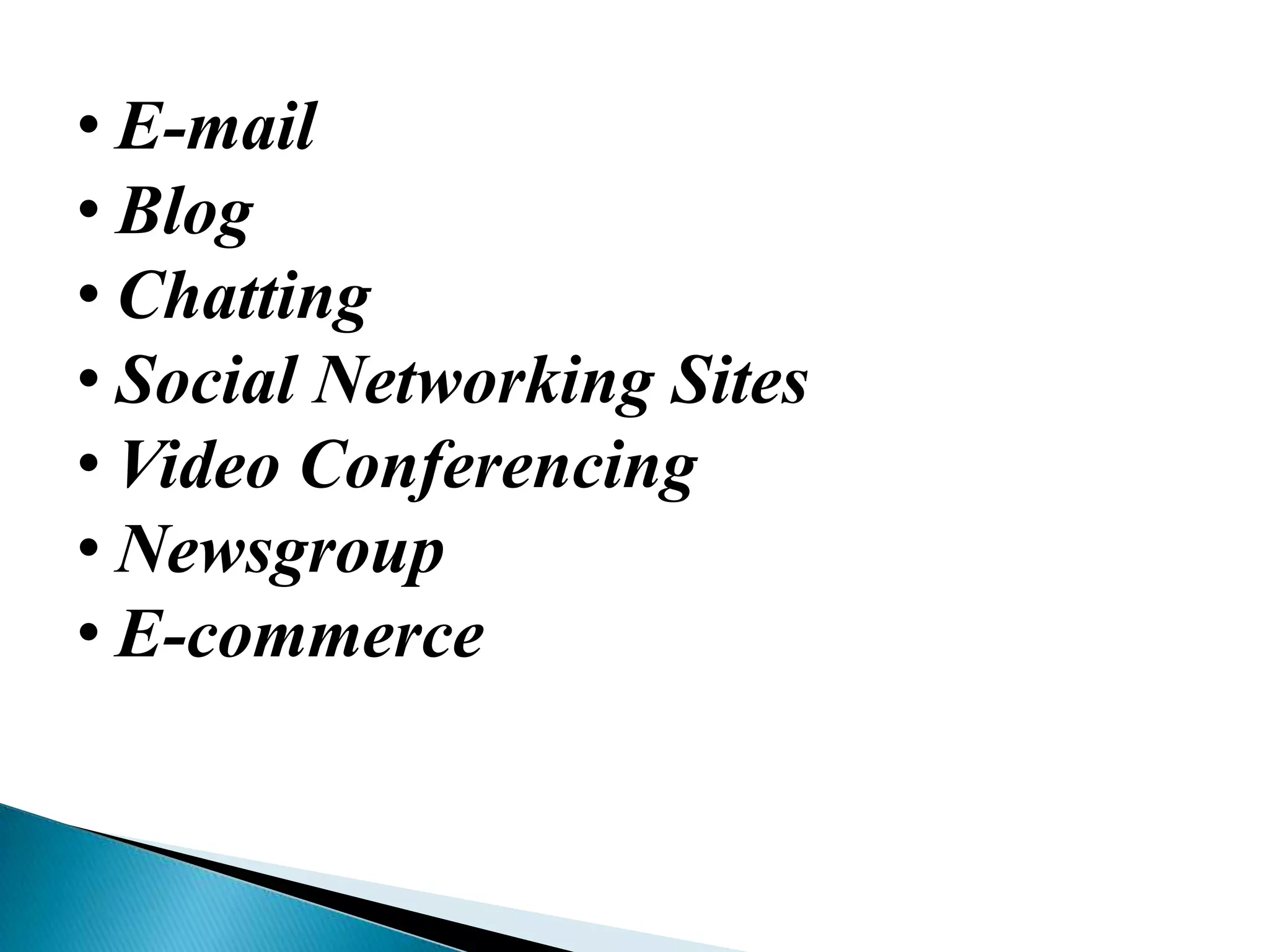 Internet Services | PPTX