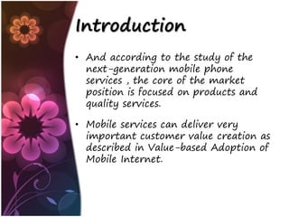 Internet services and interface design for marketing(ppt) | PDF