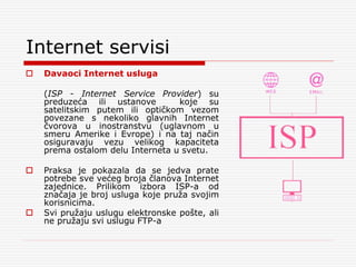 Internet servisi | PPTX