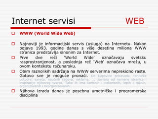 Internet servisi | PPTX