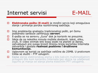 Internet servisi | PPTX