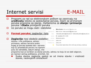 Internet servisi | PPTX