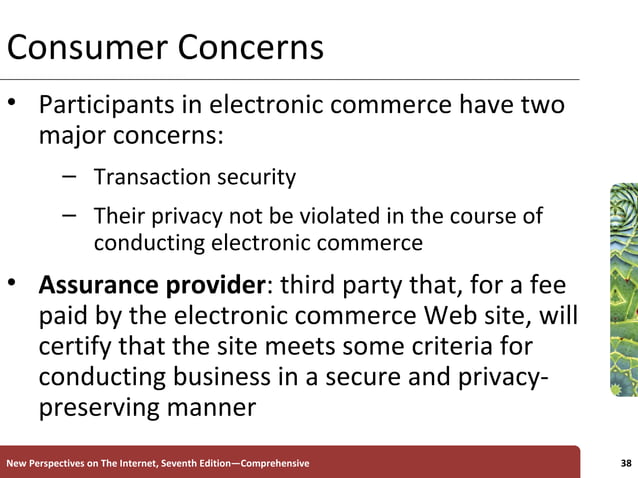 Tutorial 10 - Electronic Commerce | PPT