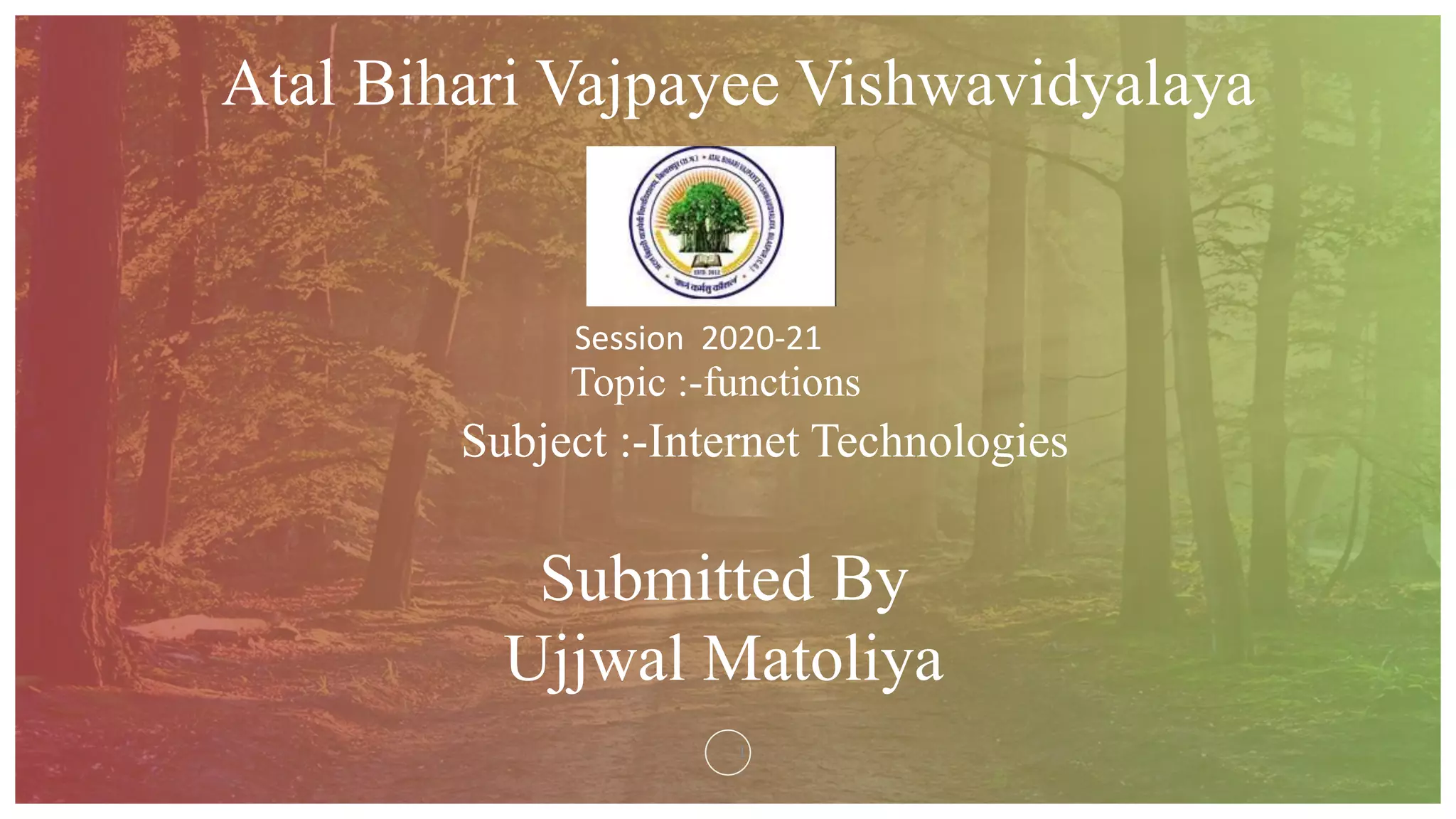 javascript function ujjwal matoliya.pptx