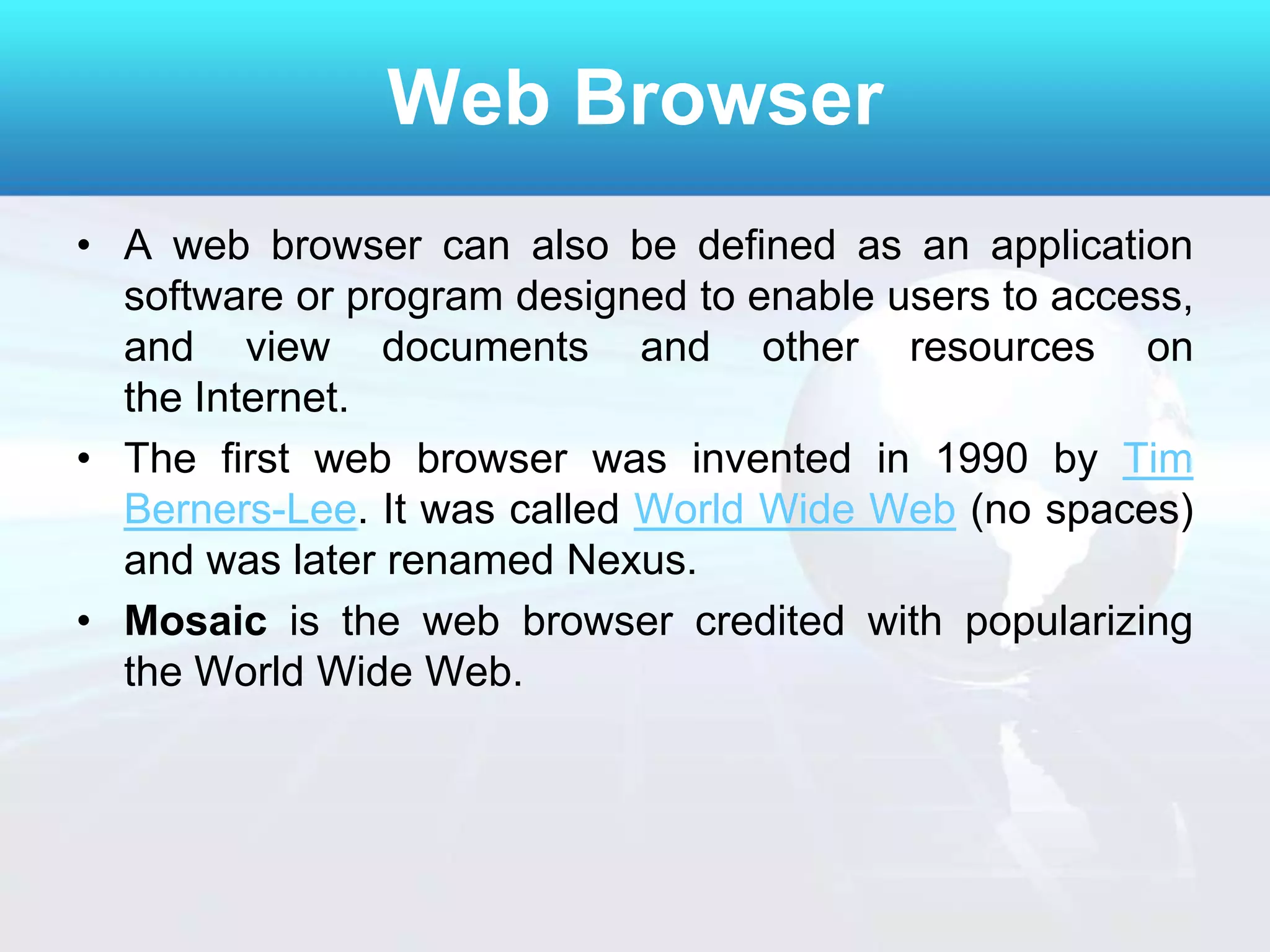 Internet Technology | PPTX