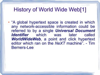 Internet Technology and its Applications | PPT