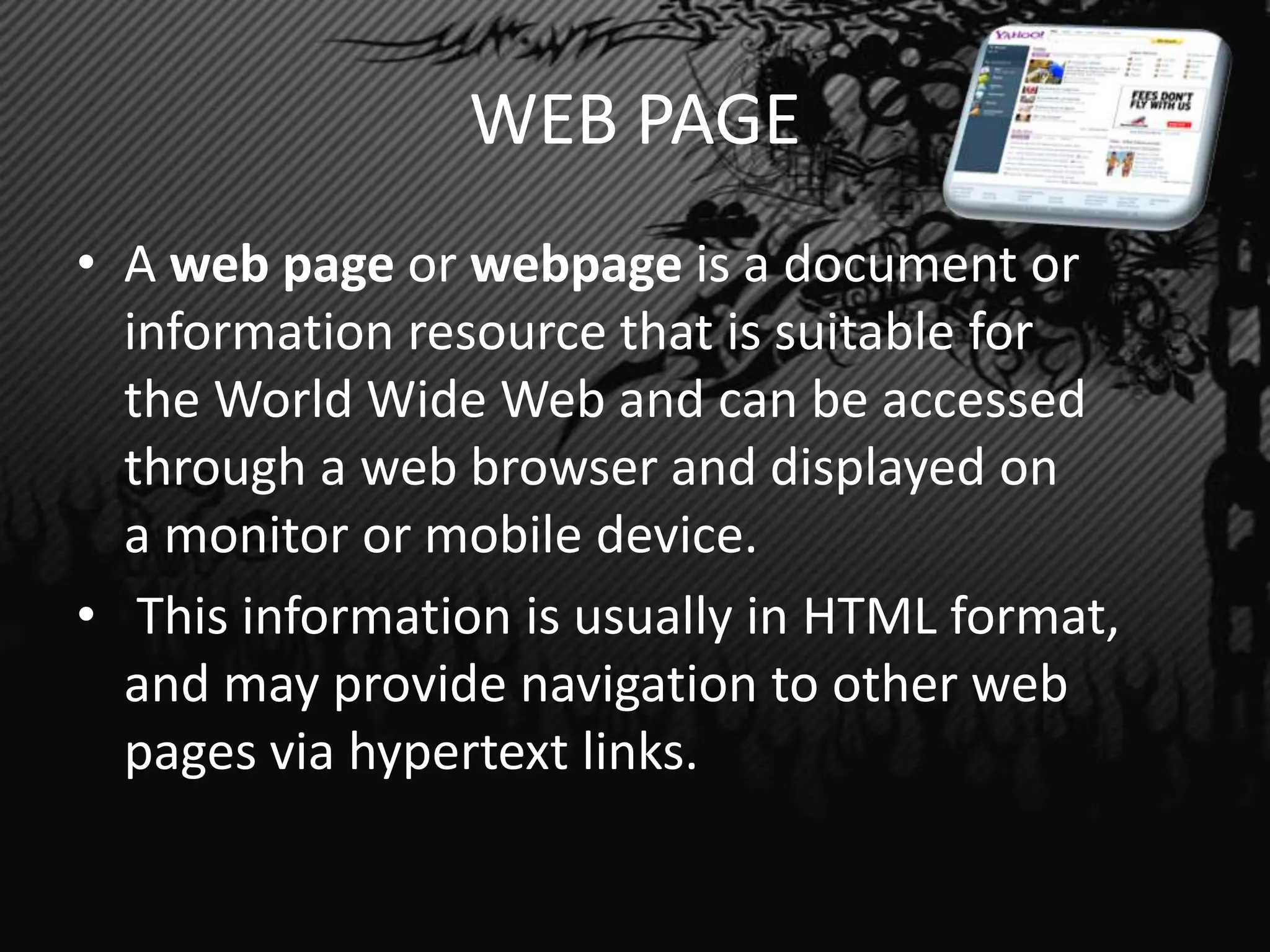 Internet terminologies | PPTX