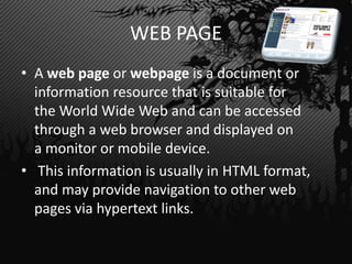 Internet terminologies | PPTX