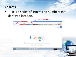 Internet Terms and Definitions | PPTX