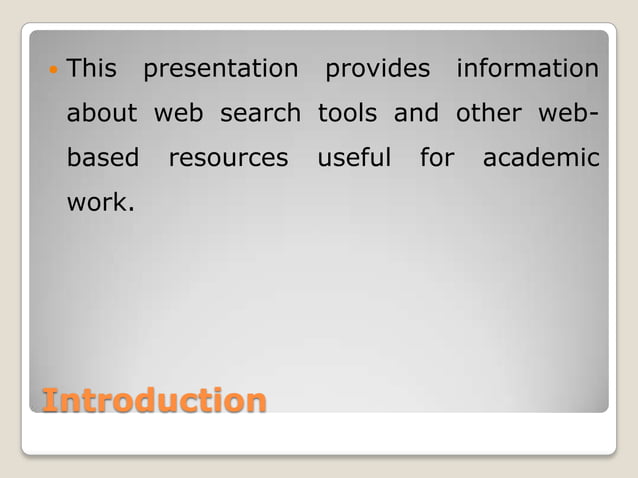 Internet tools for students | PPTX