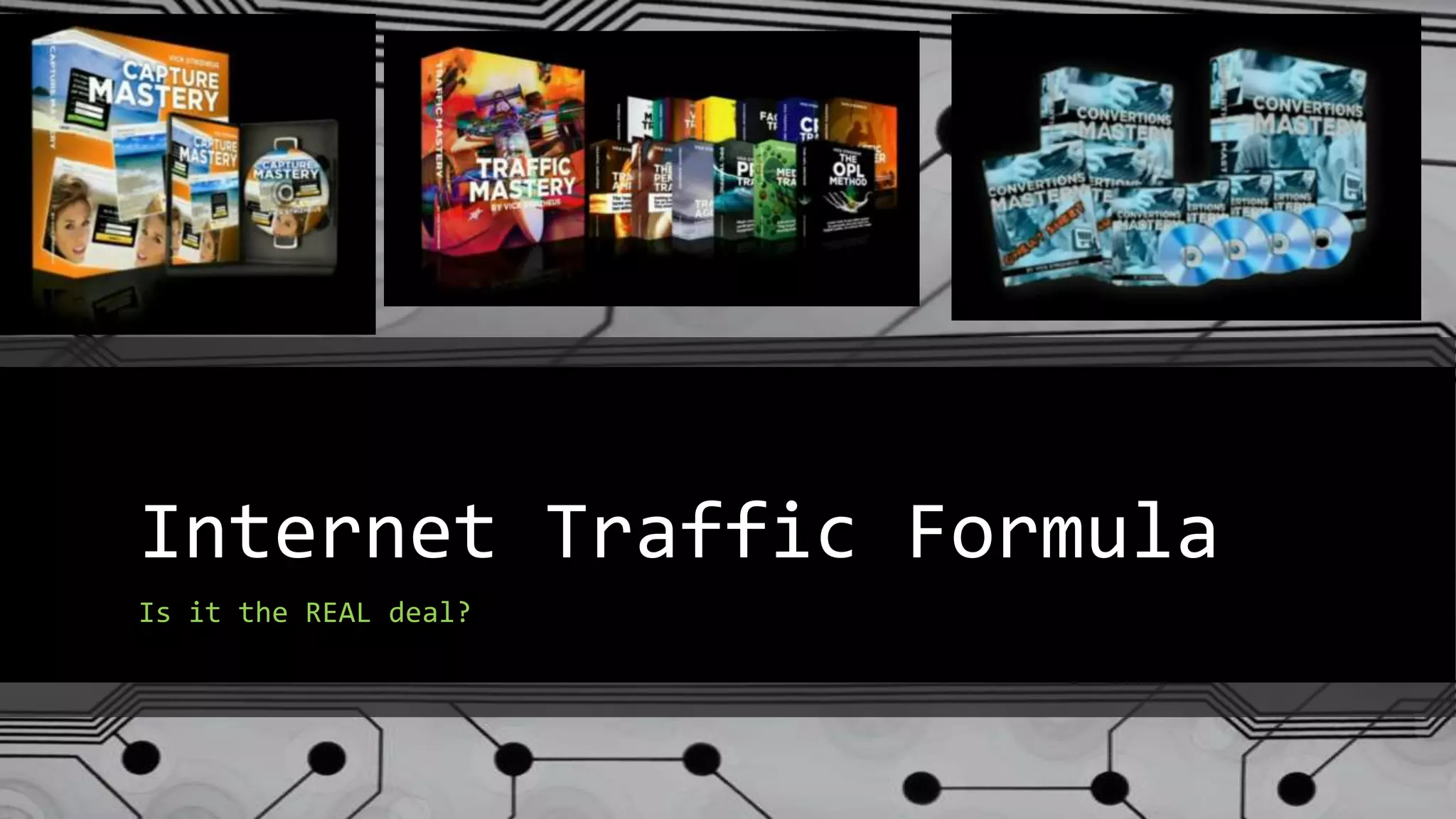 Internet traffic formula | PPTX