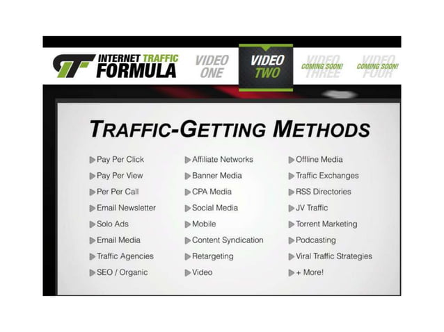 Internet Traffic Formula | PPT